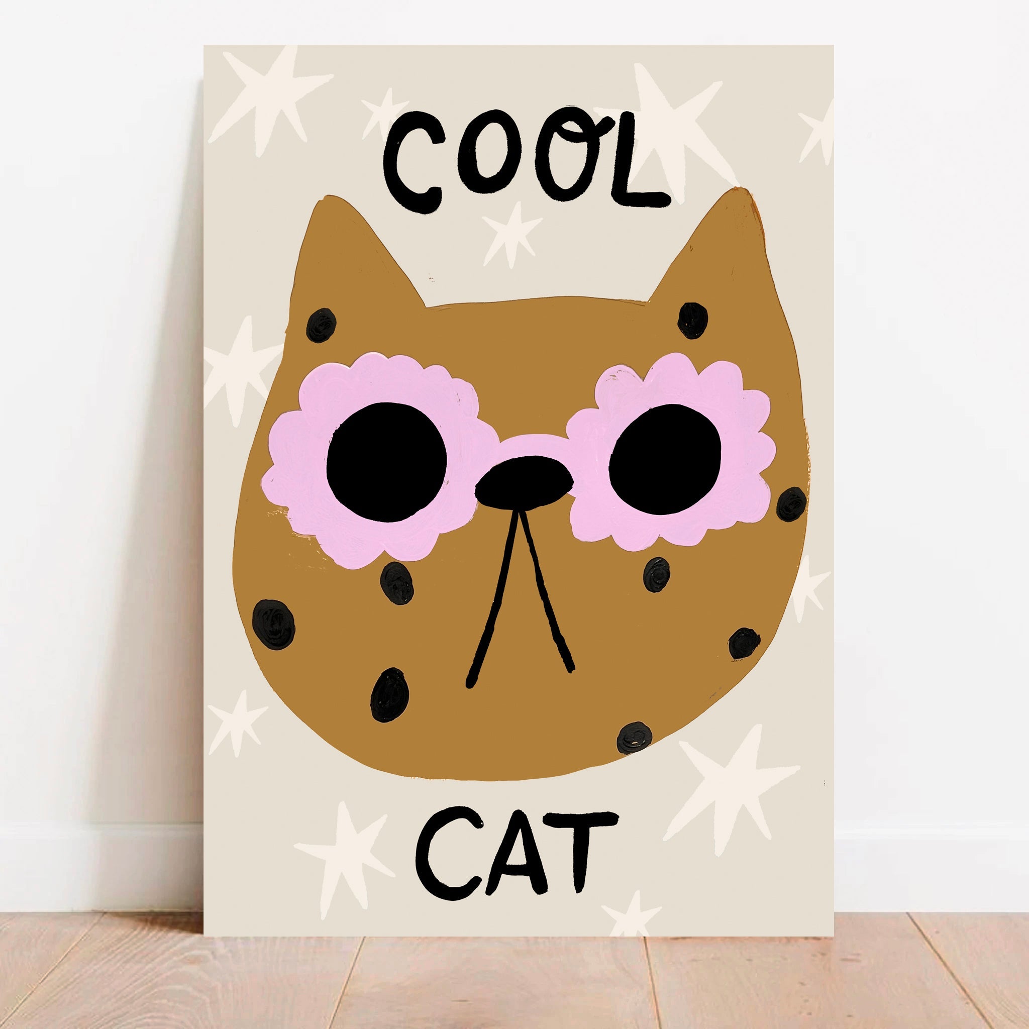 Yaya Studio Cool Cat Print – Scandi Corner